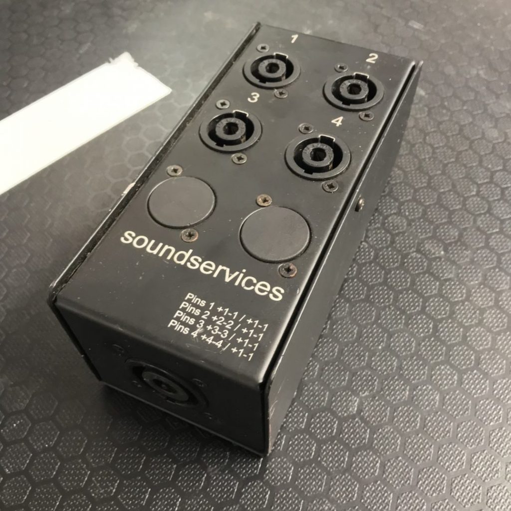 NL8-4 x NL4 breakout box - Sound Services