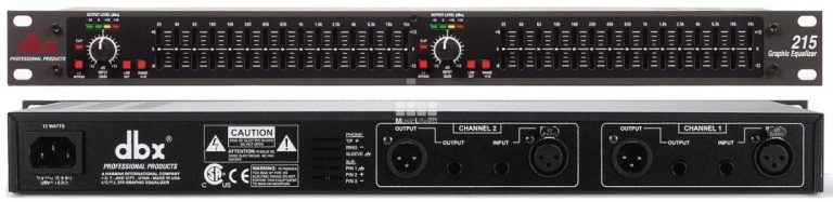 DBX 215 dual 15 band graphic EQ - Sound Services